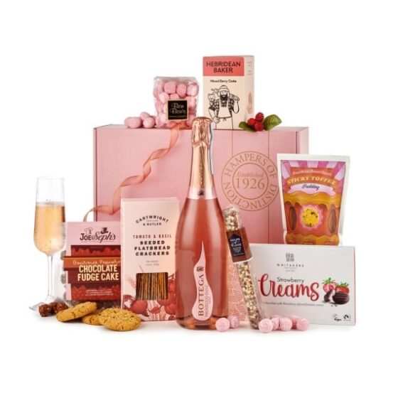 Luxury Rosé Prosecco Gift Box - Blooms247.co.uk